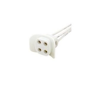G10q Porcelain Lamp Holder Sockets for Circular T9 Tubes